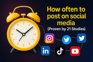 How OFTEN to Post on Social Media (Proven by 21 Studies)